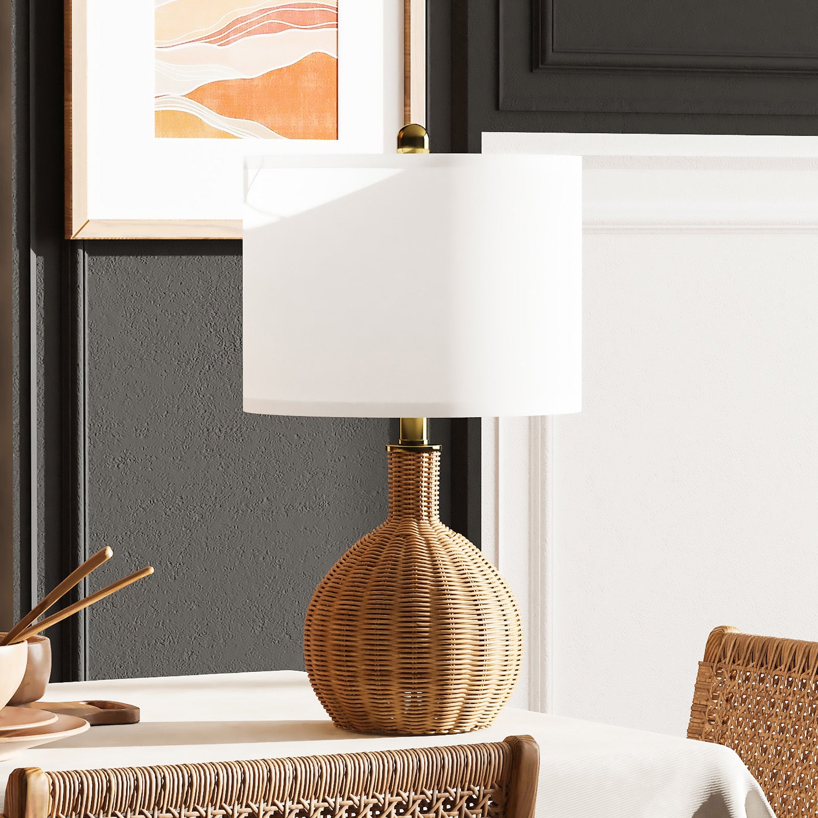 Rattan Table Lamp - A popular choice for home decor – 4modernhome